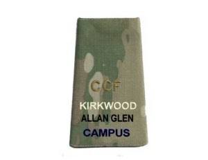 Army Cadets Rank slides, epaulettes, Glasgow